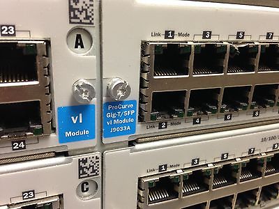 Refurbished HP 4208vl Procurve Gigabit Switch J8773A with (1) J9033A ...